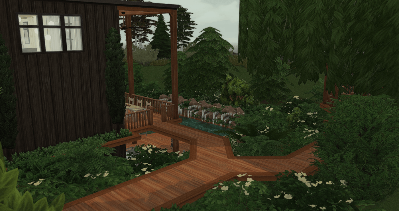 Rear Deck House - no CC - Gallery - The Sims 4 Rooms / Lots - CurseForge