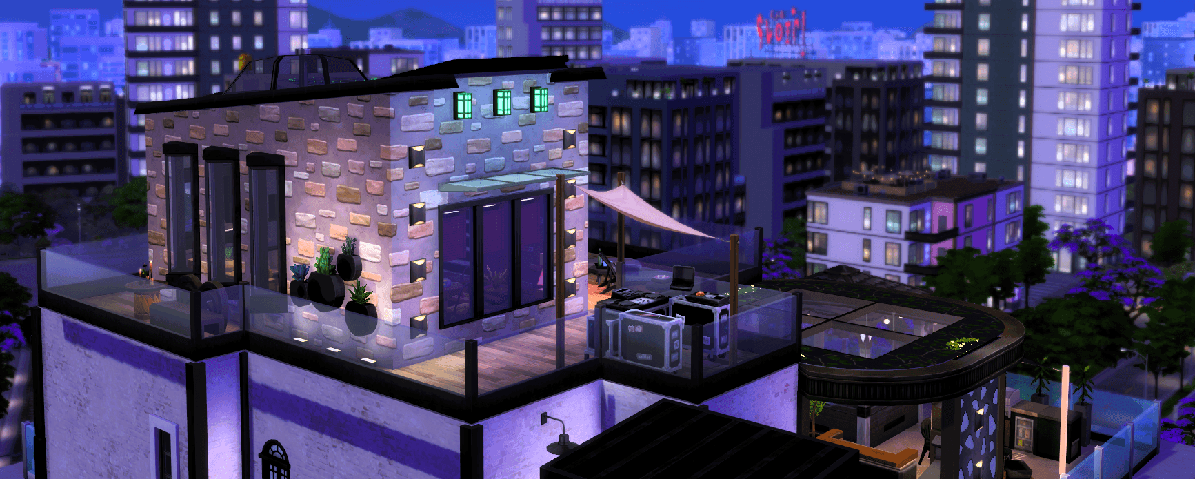 Penthouse for Lovestruck 20x20 - No Custom Content - Gallery - The Sims ...
