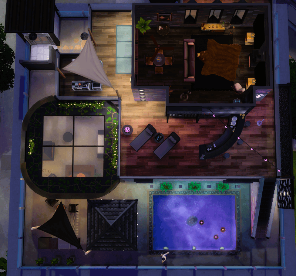 Penthouse for Lovestruck 20x20 - No Custom Content - Gallery - The Sims ...