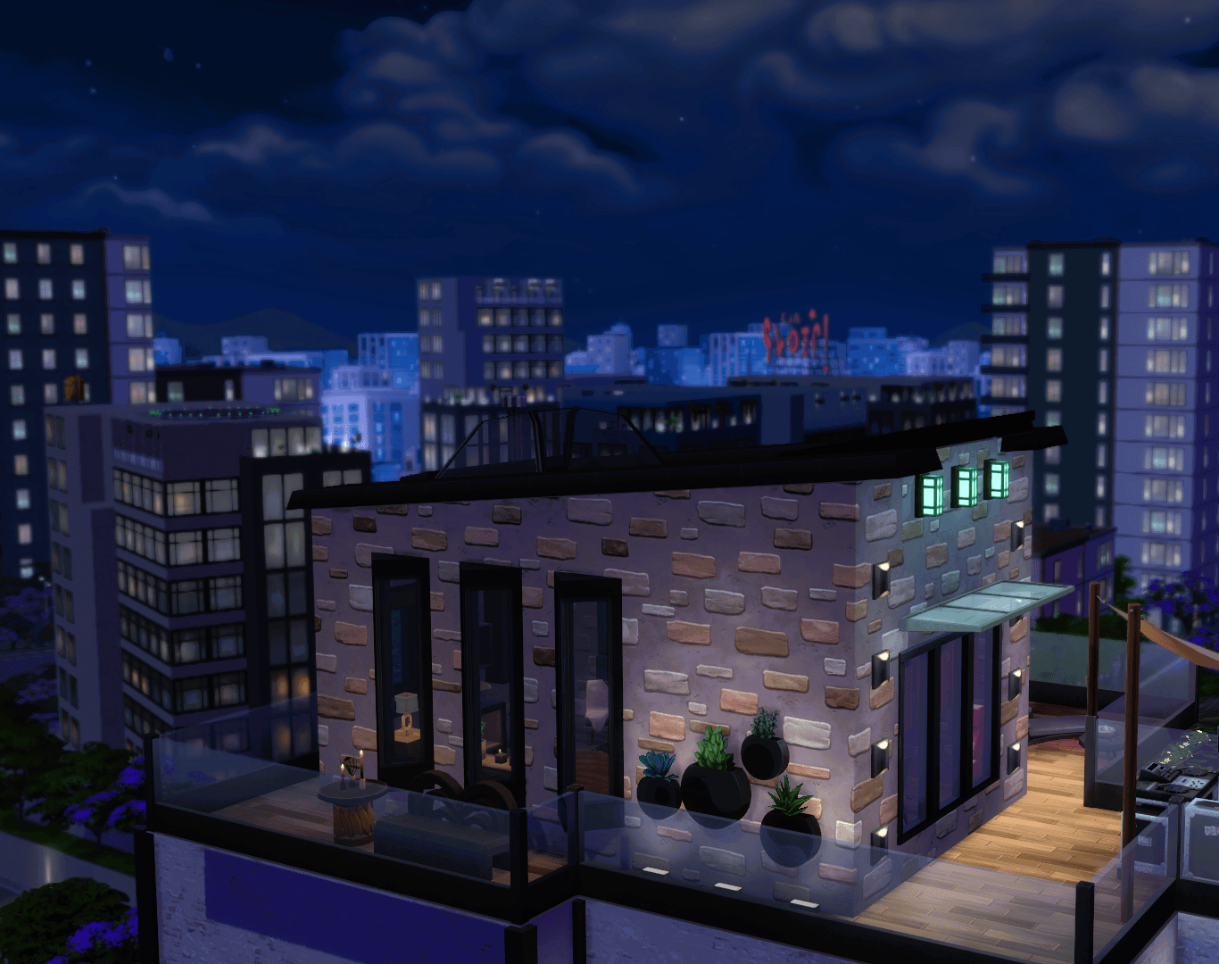 Penthouse for Lovestruck 20x20 - No Custom Content - Gallery - The Sims ...