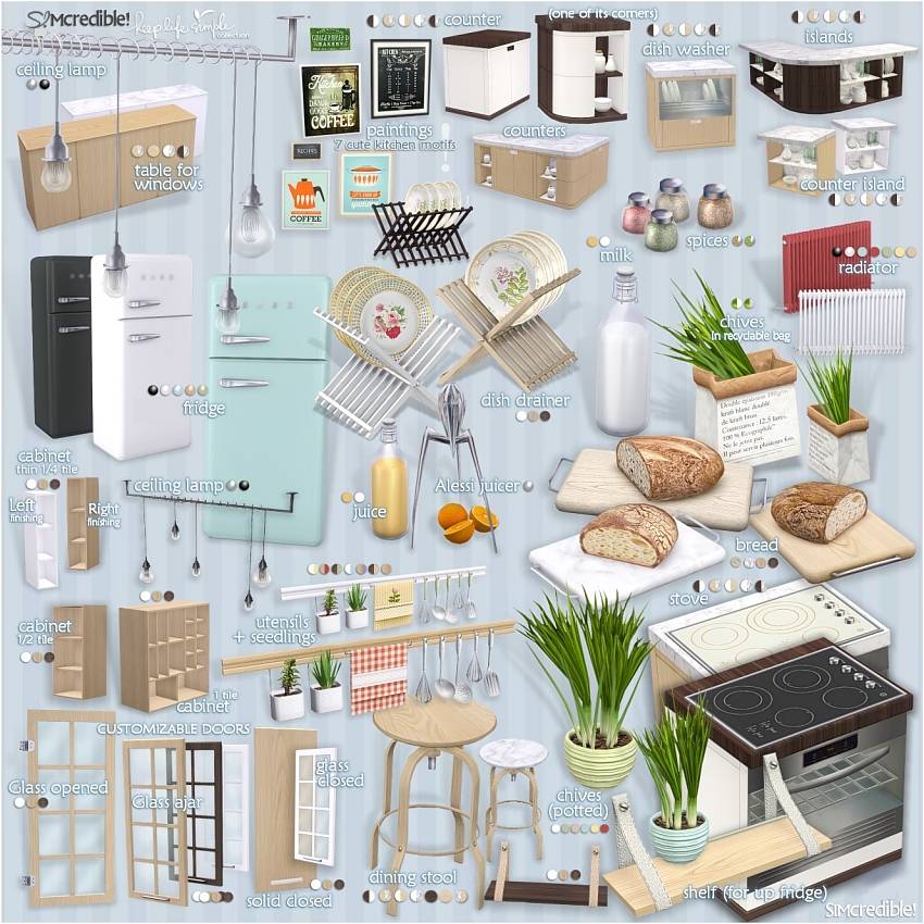 Kitchen Sets Sims 4 Cc IRL KITCHEN | SET The Sims 4 Build / Buy