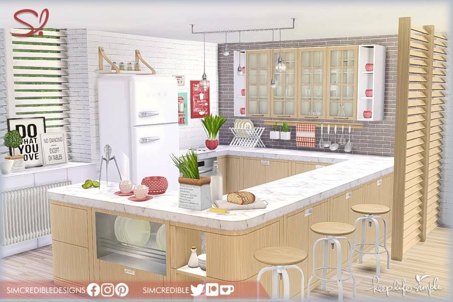 Keep Life Simple Kitchen decor 🍞 - Gallery - The Sims 4 Build / Buy ...