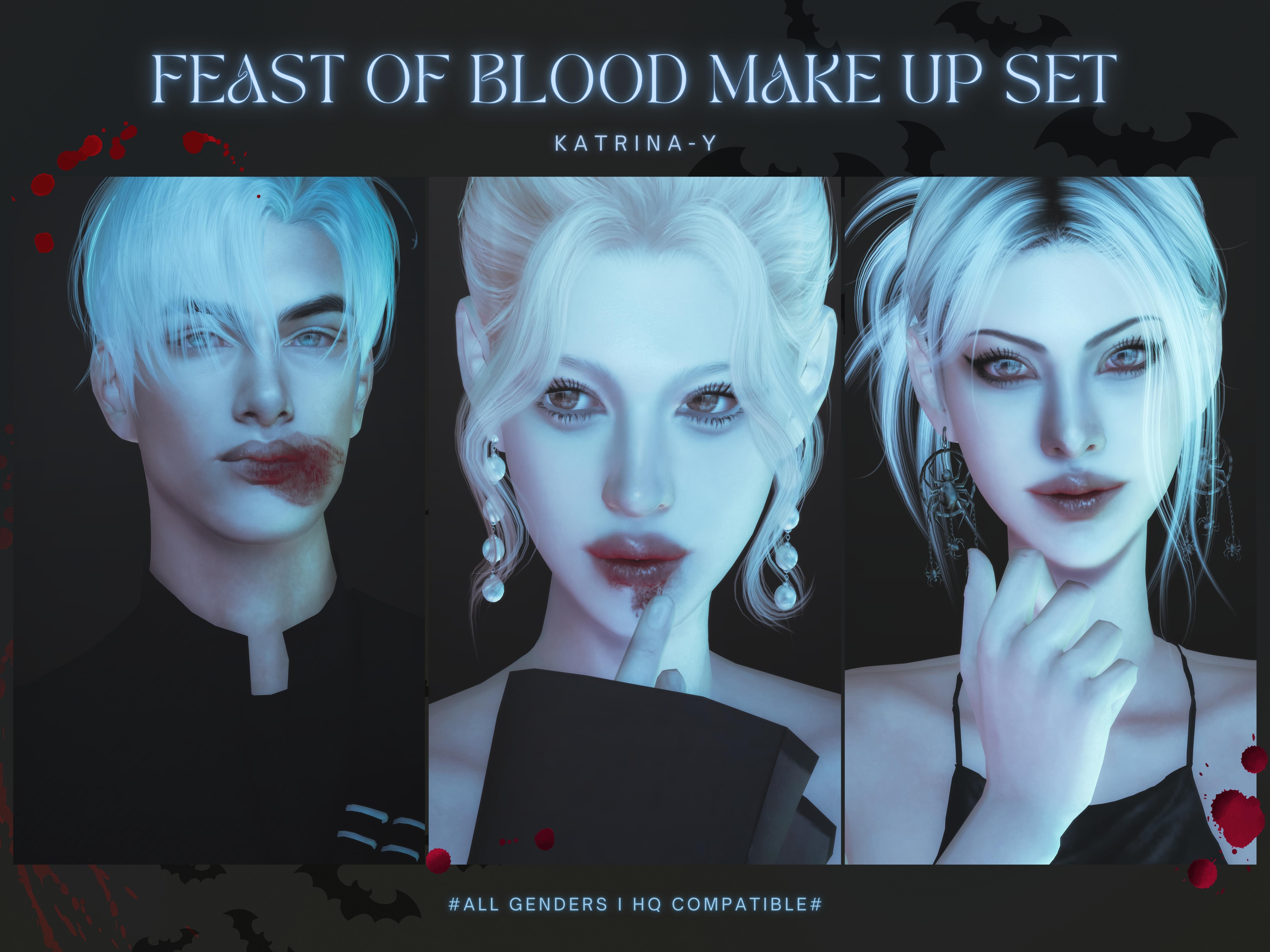 [KAT]Feast of Blood make up set_remake - Gallery - The Sims 4 Create a ...