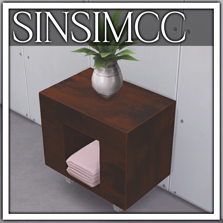 Destitude Decor - Modern Wood Counter - Gallery - The Sims 4 Build ...