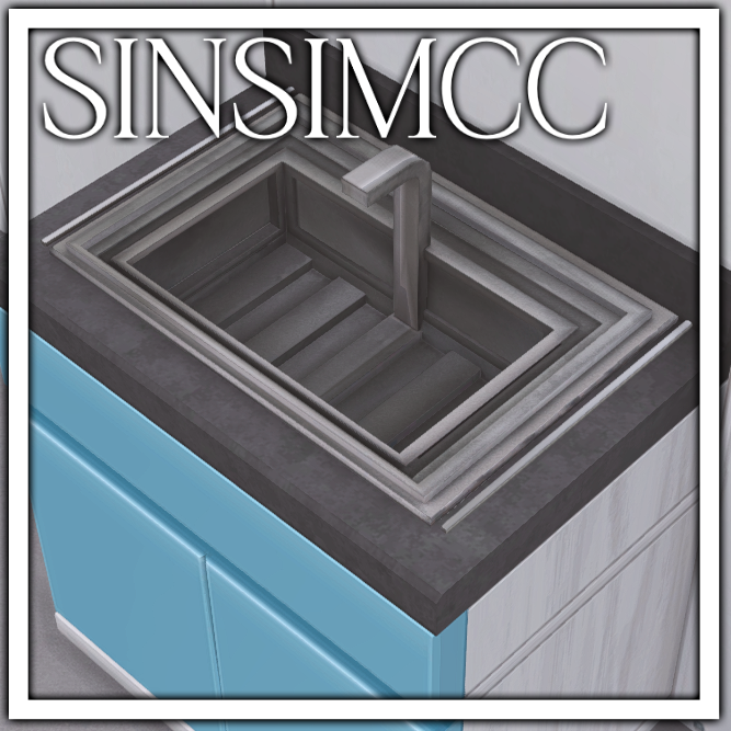 Destitude Decor - Modern Sink - Gallery - The Sims 4 Build / Buy ...