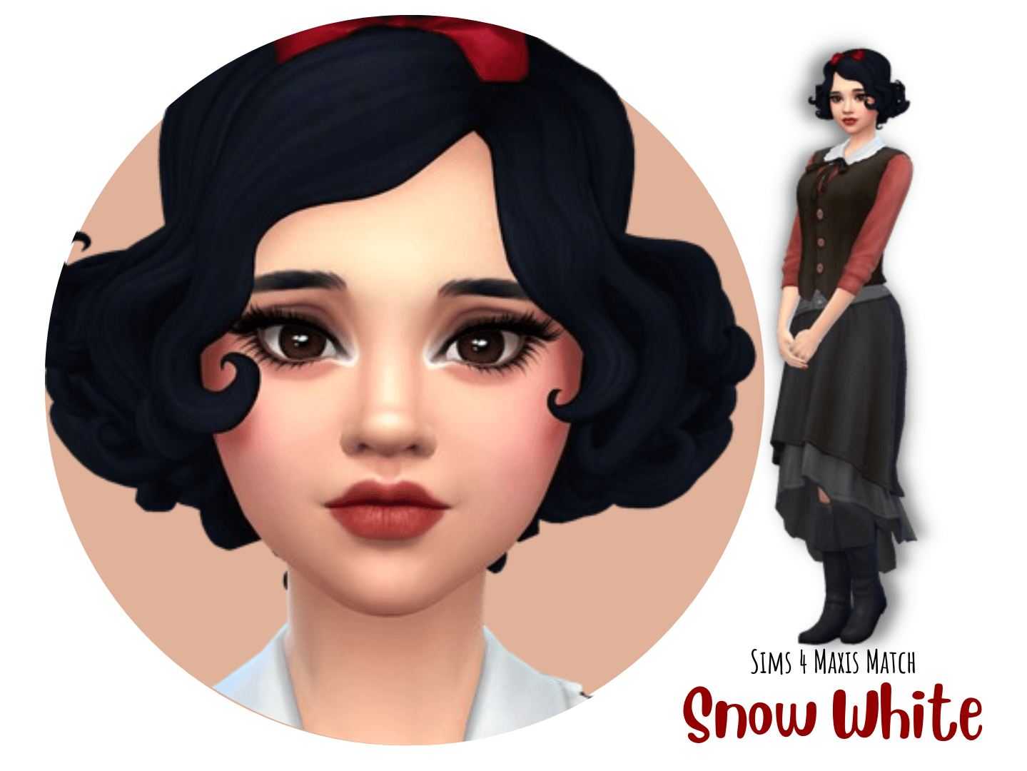 Snow White Fairytale character NoCC and cc version - Gallery - The Sims ...