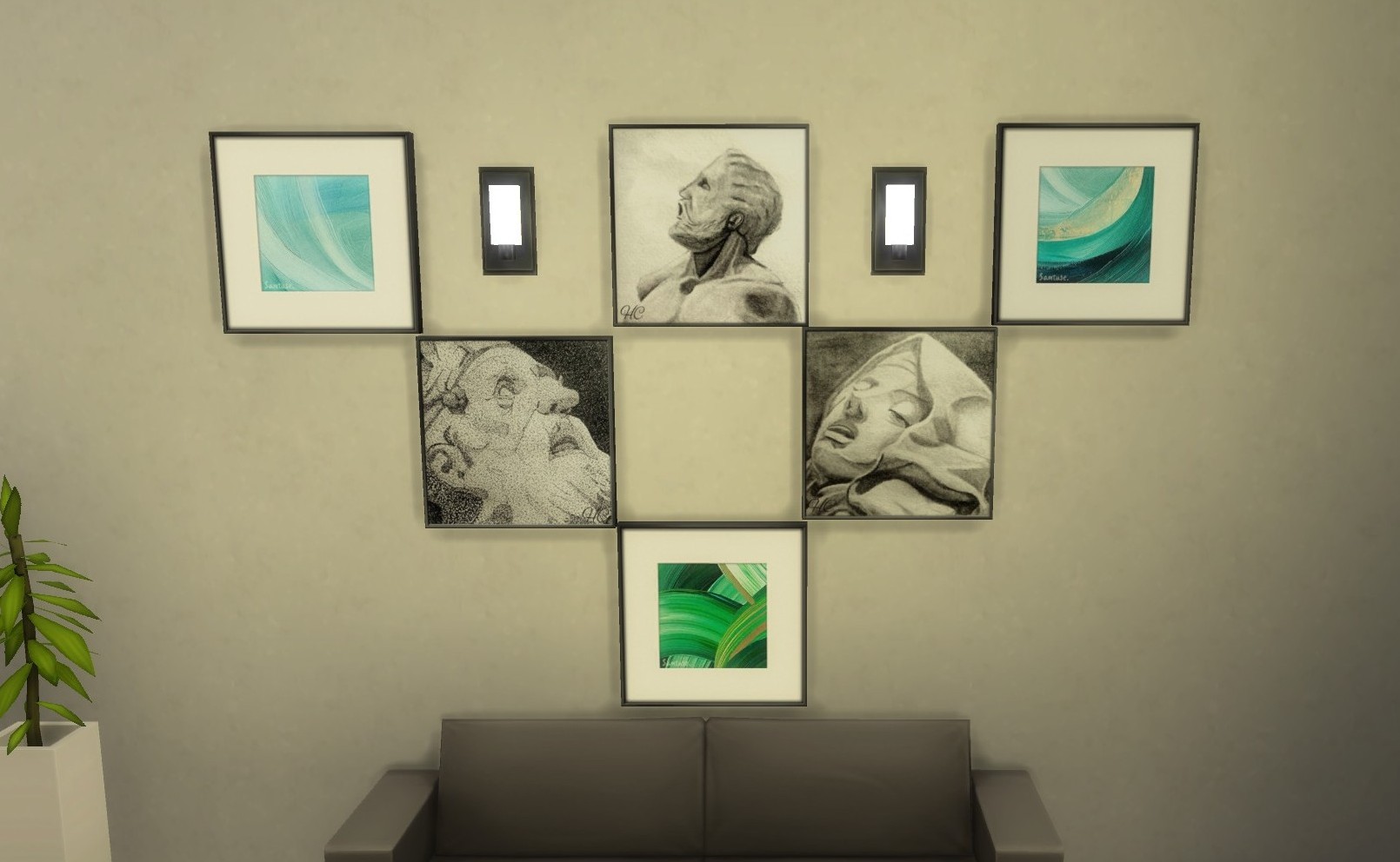Abstract Square Painting #2 Samtuse963 - The Sims 4 Build / Buy - CurseForge