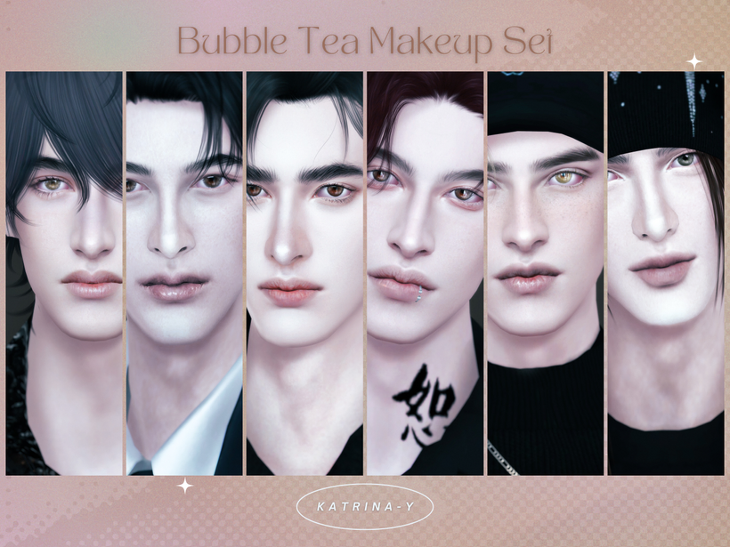 [KAT]Bubble Tea Makeup Set remake ver - Gallery - The Sims 4 Create a ...