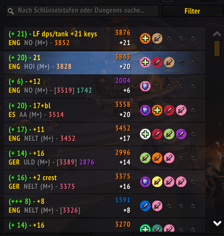 GroupFinderRio - Gallery - World of Warcraft Addons - CurseForge