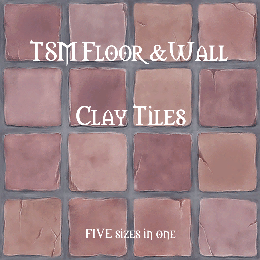 TSM Floor & Wall - Clay Tiles Set - Gallery - The Sims 4 Build / Buy ...