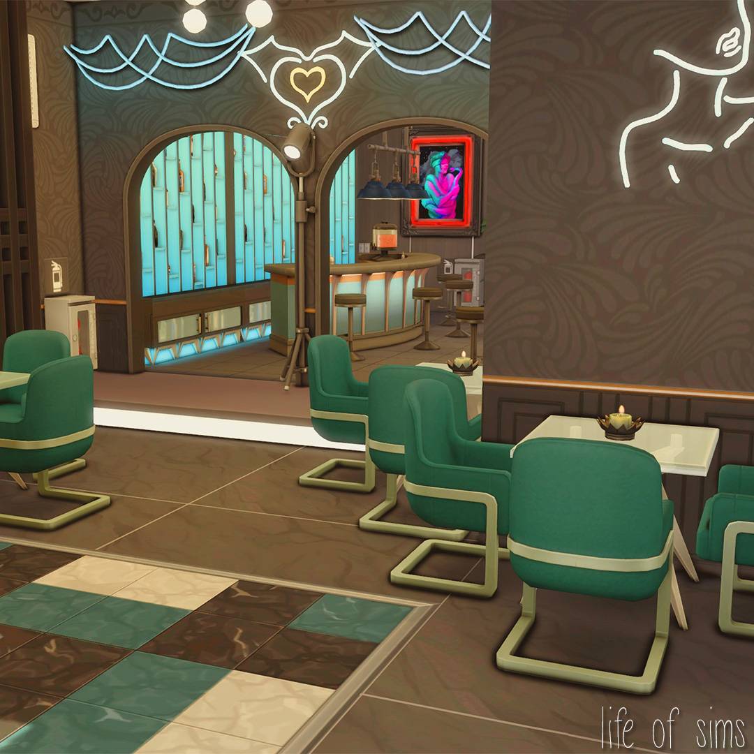 Fiesta Lounge 🍾 Lovestruck - Gallery - The Sims 4 Rooms / Lots - CurseForge
