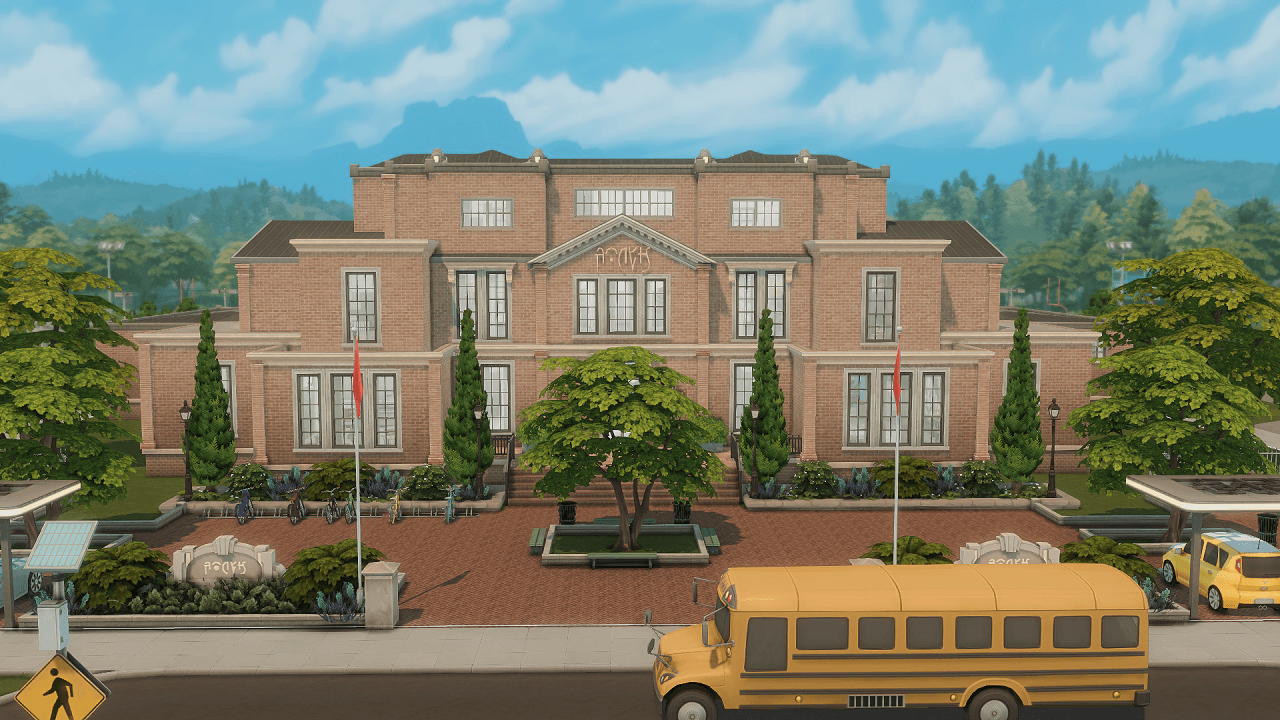 Highschool - Gallery - The Sims 4 Rooms / Lots - CurseForge