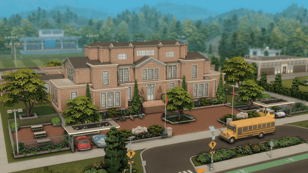 Highschool - Gallery - The Sims 4 Rooms / Lots - CurseForge