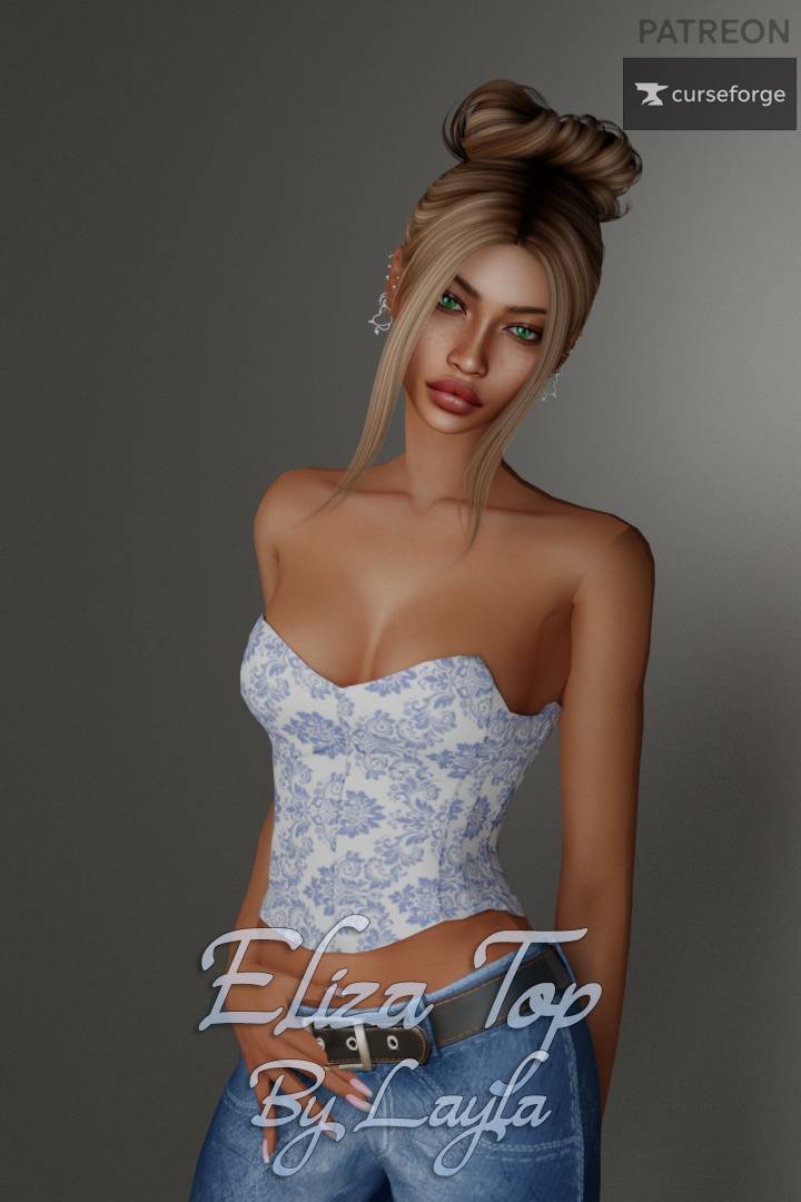 Layla - Eliza Top - Gallery - The Sims 4 Create a Sim - CurseForge