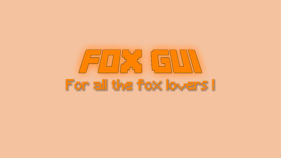 Fox Themed GUI - Minecraft Resource Packs - CurseForge