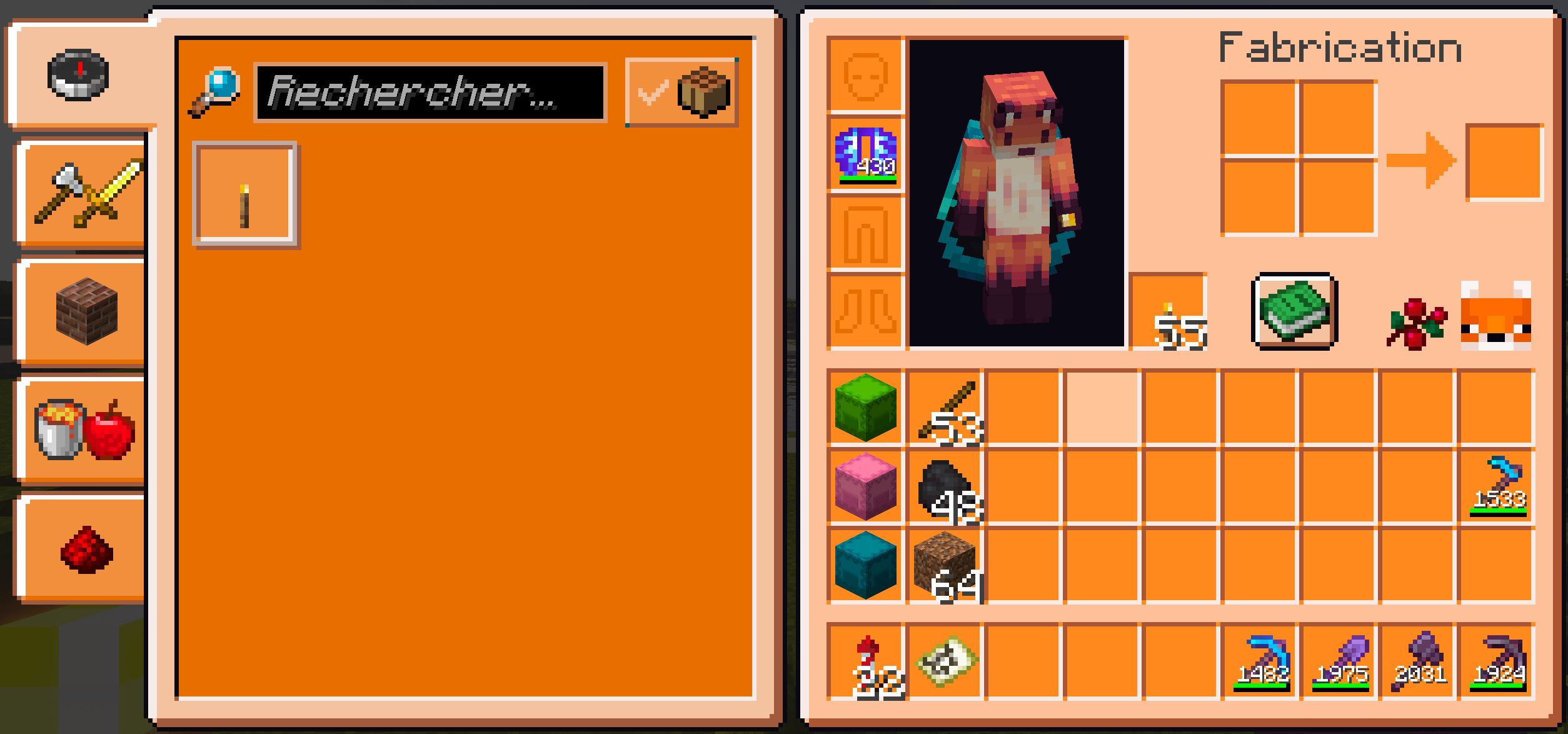 Fox Themed GUI - Gallery - Minecraft Resource Packs - CurseForge