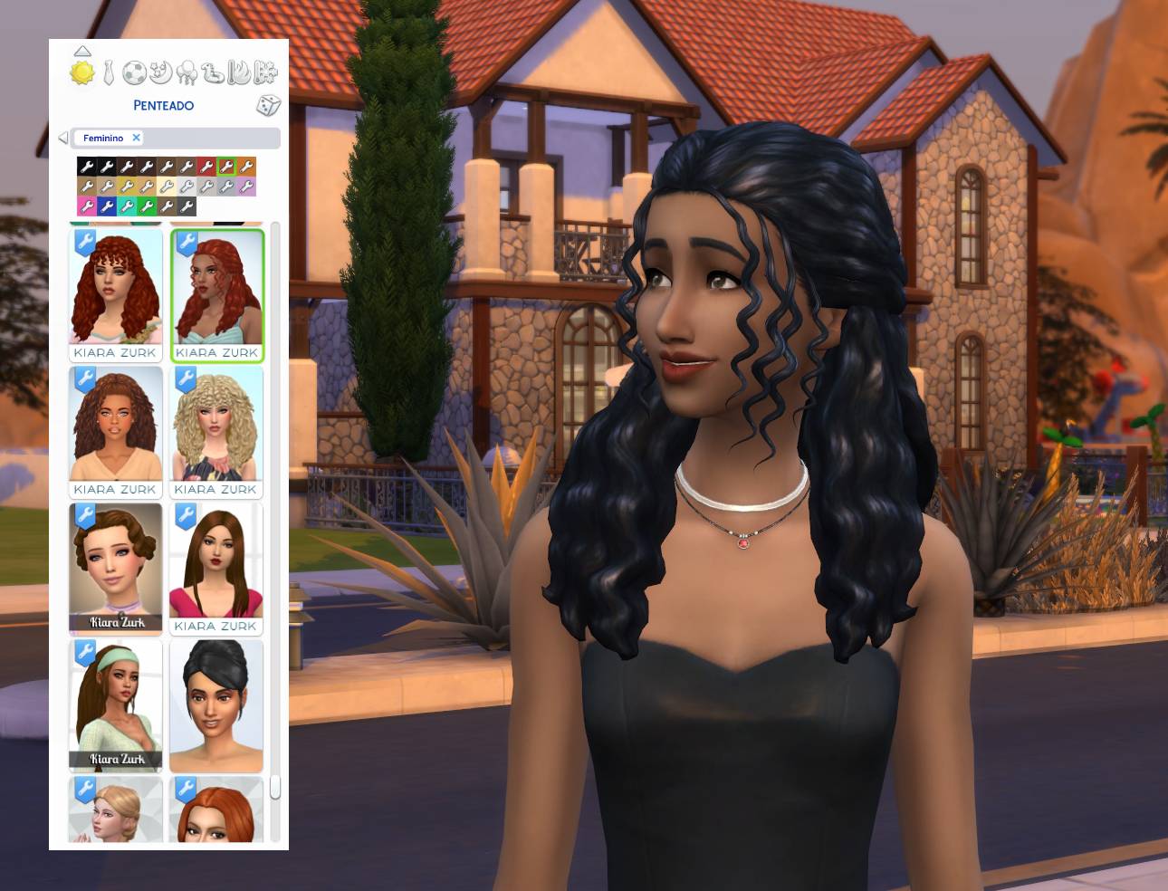 Carrie Hairstyle - Gallery - The Sims 4 Create a Sim - CurseForge