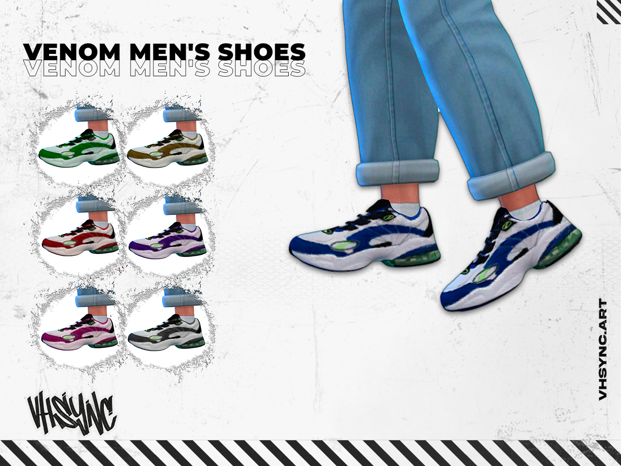 Download [VHSync] Venom men's shoes - The Sims 4 Mods - CurseForge