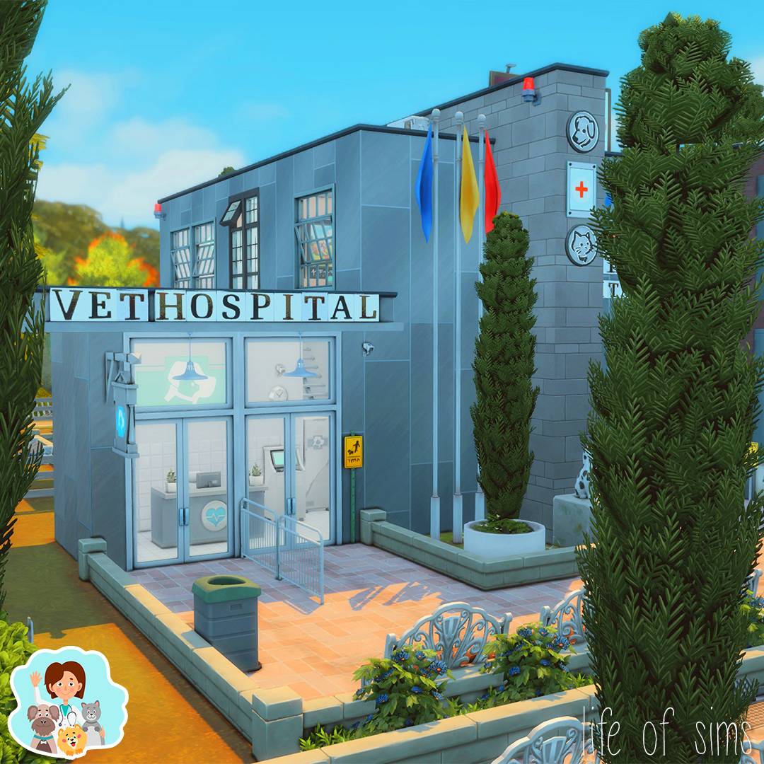 VETERINARY HOSPITAL 🐶🐈 - Gallery - The Sims 4 Rooms / Lots - CurseForge