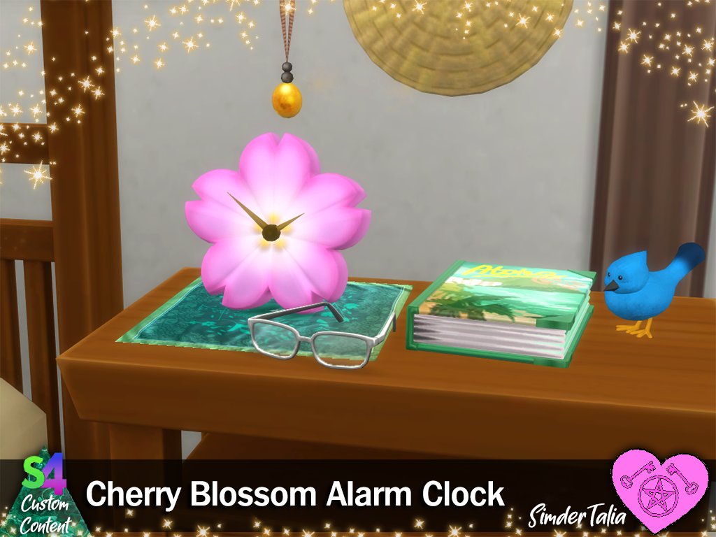Cherry Blossom Alarm Clock - Gallery - The Sims 4 Build / Buy - CurseForge