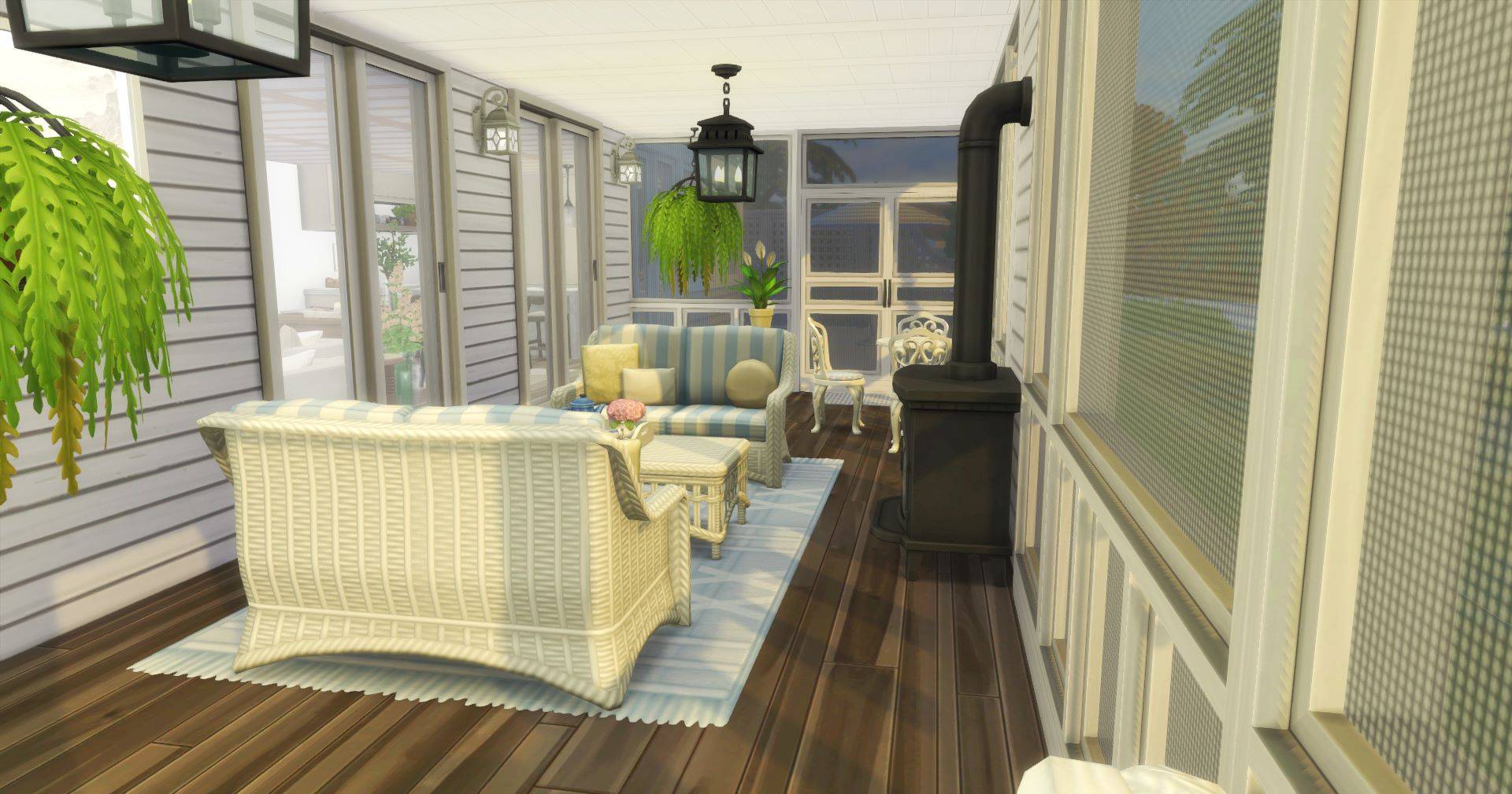 Hamptons Home - Covered Porch - The Sims 4 Rooms / Lots - CurseForge