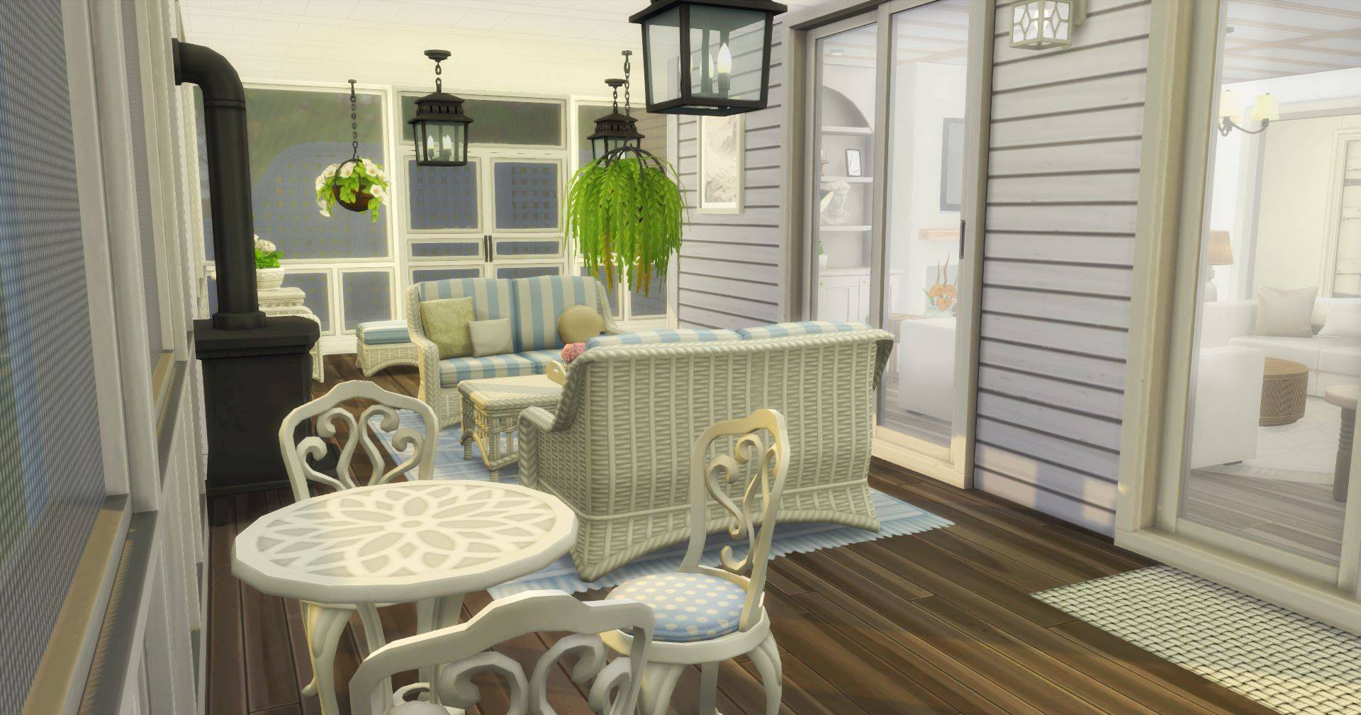 Hamptons Home - Covered Porch - The Sims 4 Rooms / Lots - CurseForge