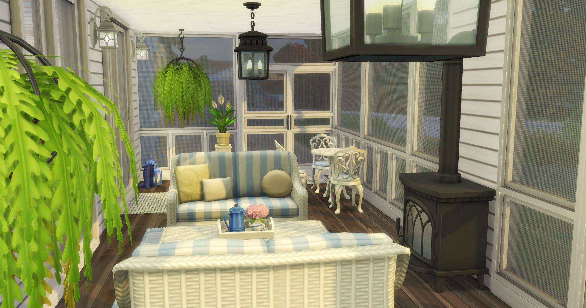 Hamptons Home - Covered Porch - The Sims 4 Rooms / Lots - CurseForge