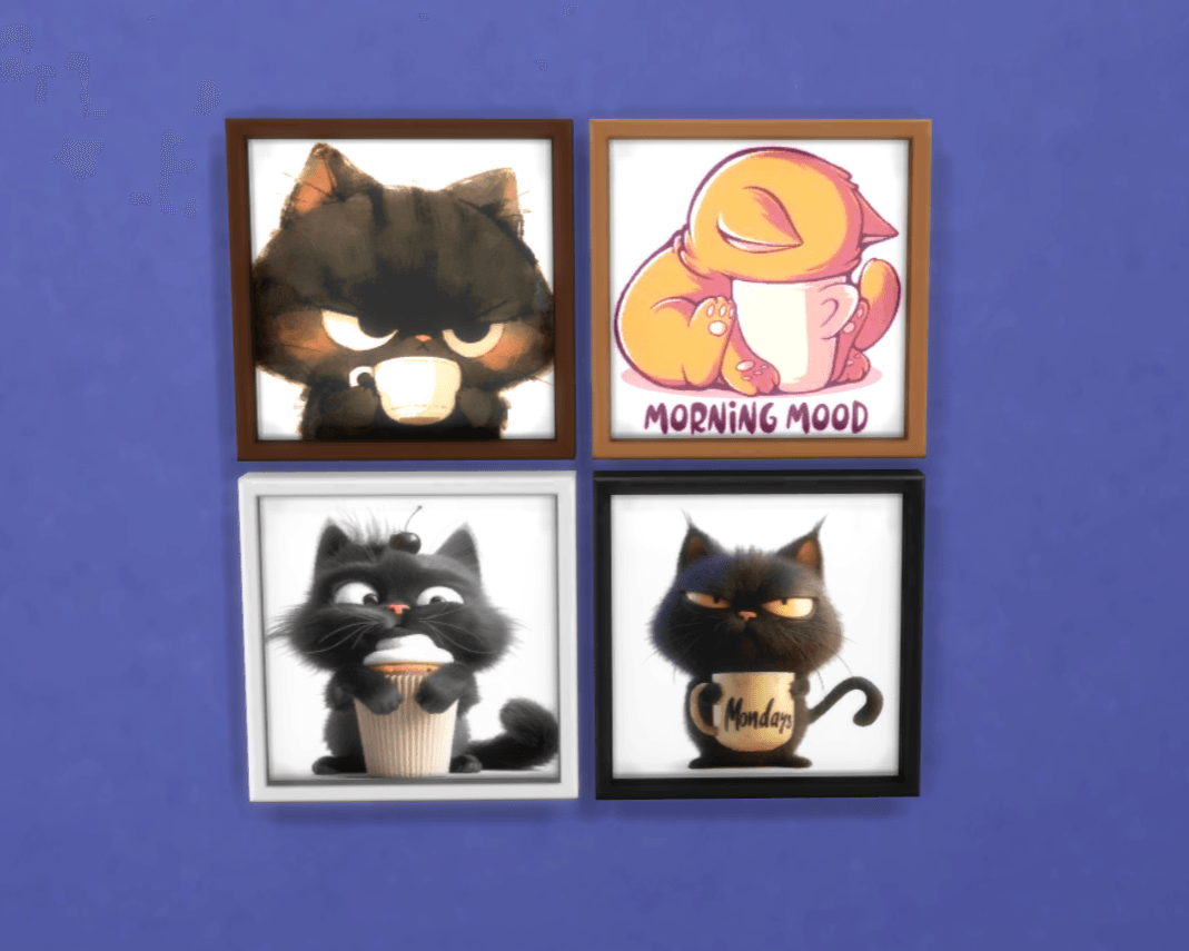 Painting with Cats 03 - The Sims 4 Build / Buy - CurseForge
