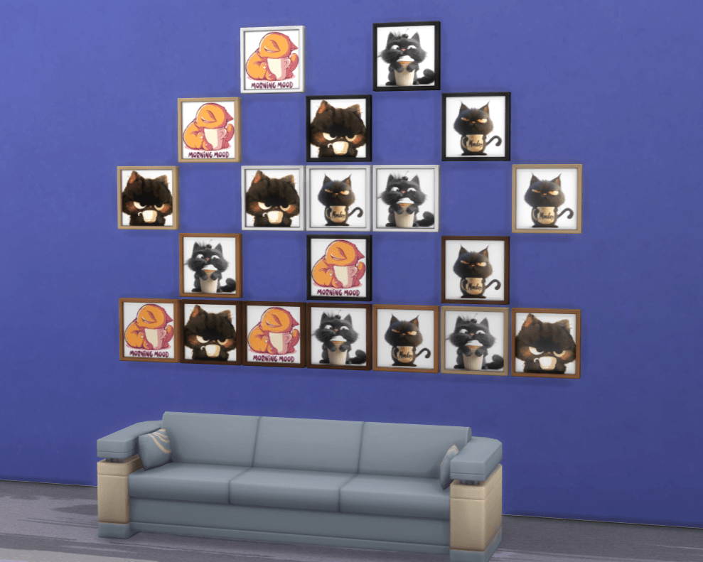 Painting with Cats 03 - Gallery - The Sims 4 Build / Buy - CurseForge
