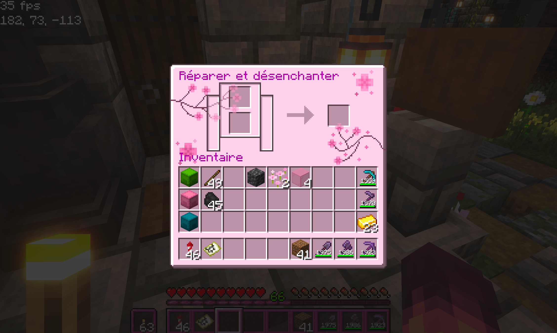 Cherry Blossom GUI - Gallery - Minecraft Resource Packs - CurseForge