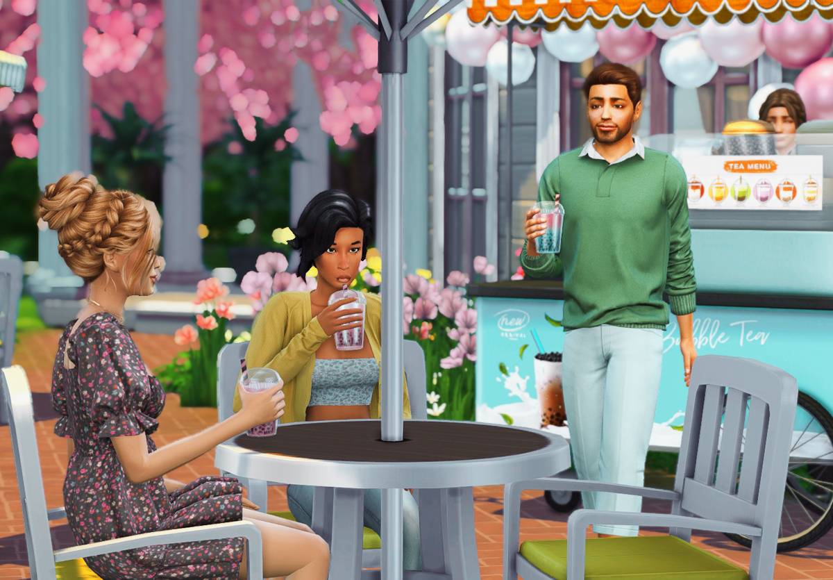 Bubble Tea Cart - The Sims 4 Mods - CurseForge