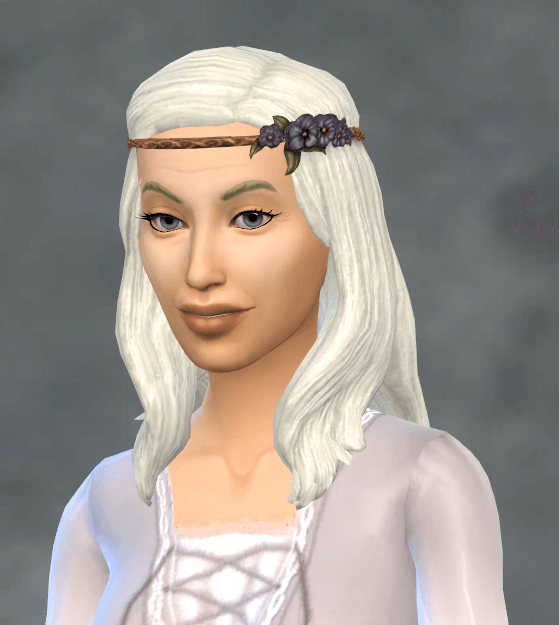 TSM Floral Headband with Hair (Hat-Hair for base game) - Gallery - The ...
