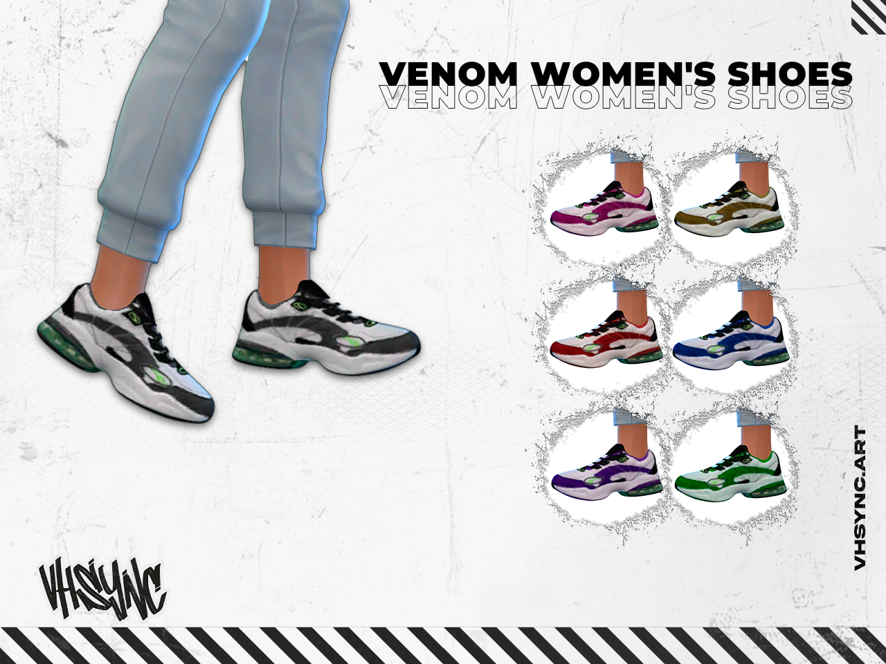 [VHSync] Venom women's shoes - The Sims 4 Create a Sim - CurseForge