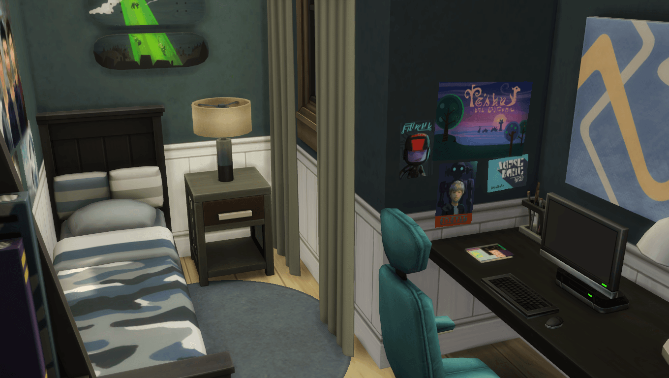 Rustic Blue - Gallery - The Sims 4 Rooms / Lots - CurseForge