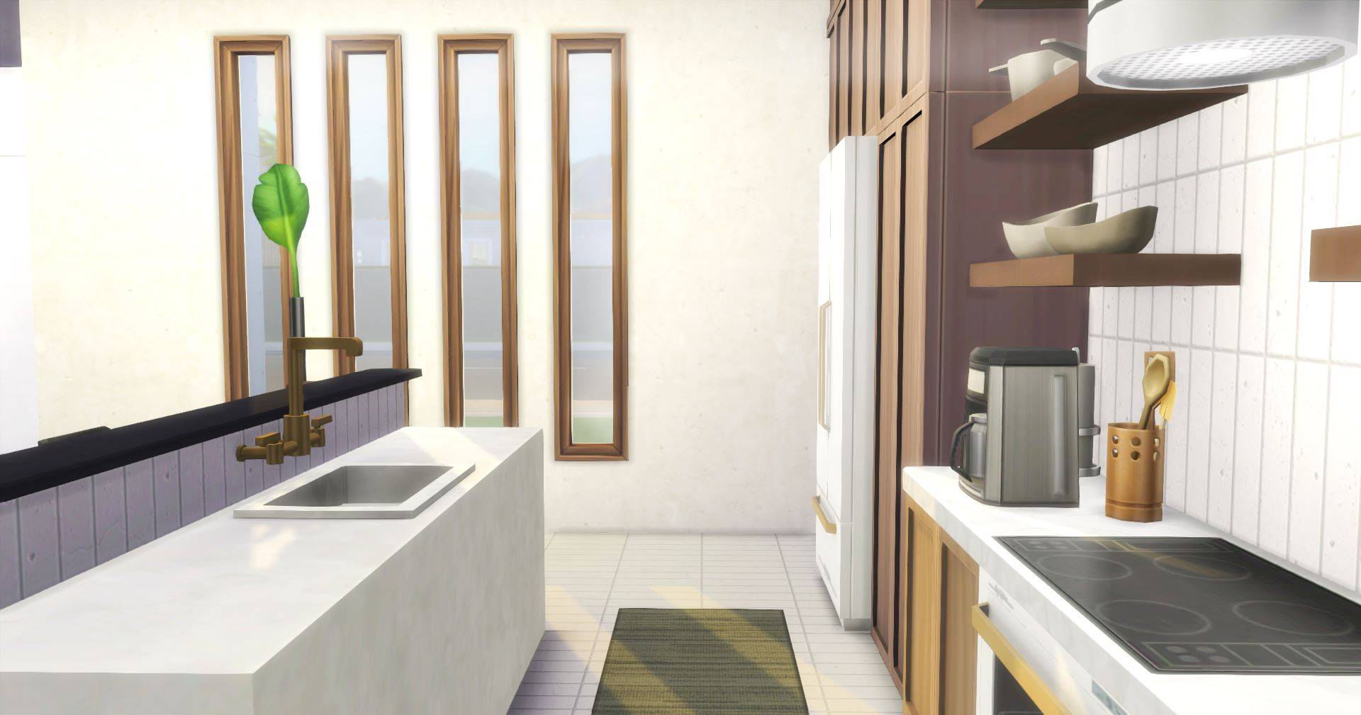 Contemporary Modern - Kitchen & Dining - The Sims 4 Rooms / Lots ...