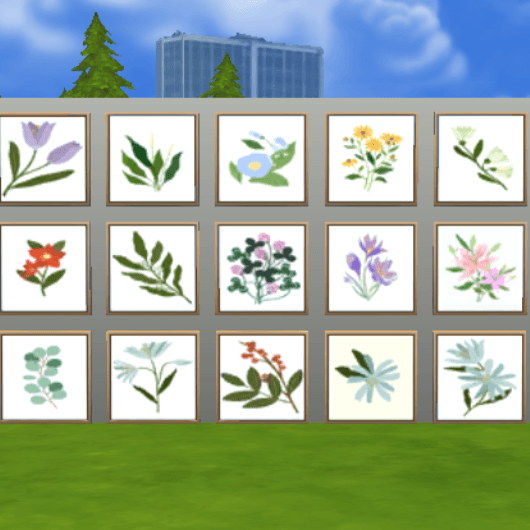 Flowers Art - Gallery - The Sims 4 Build / Buy - CurseForge