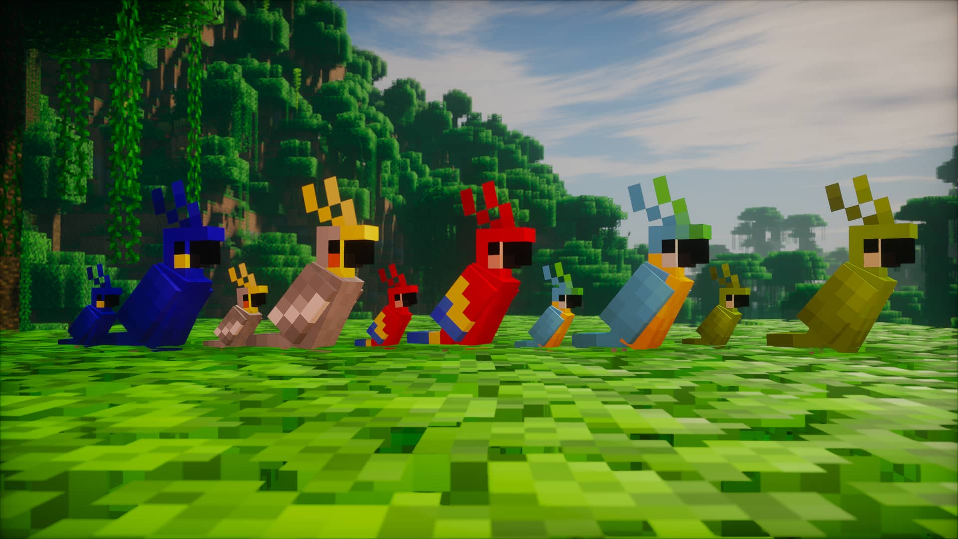 Breed Parrots With Seeds - Gallery - Minecraft Mods - CurseForge