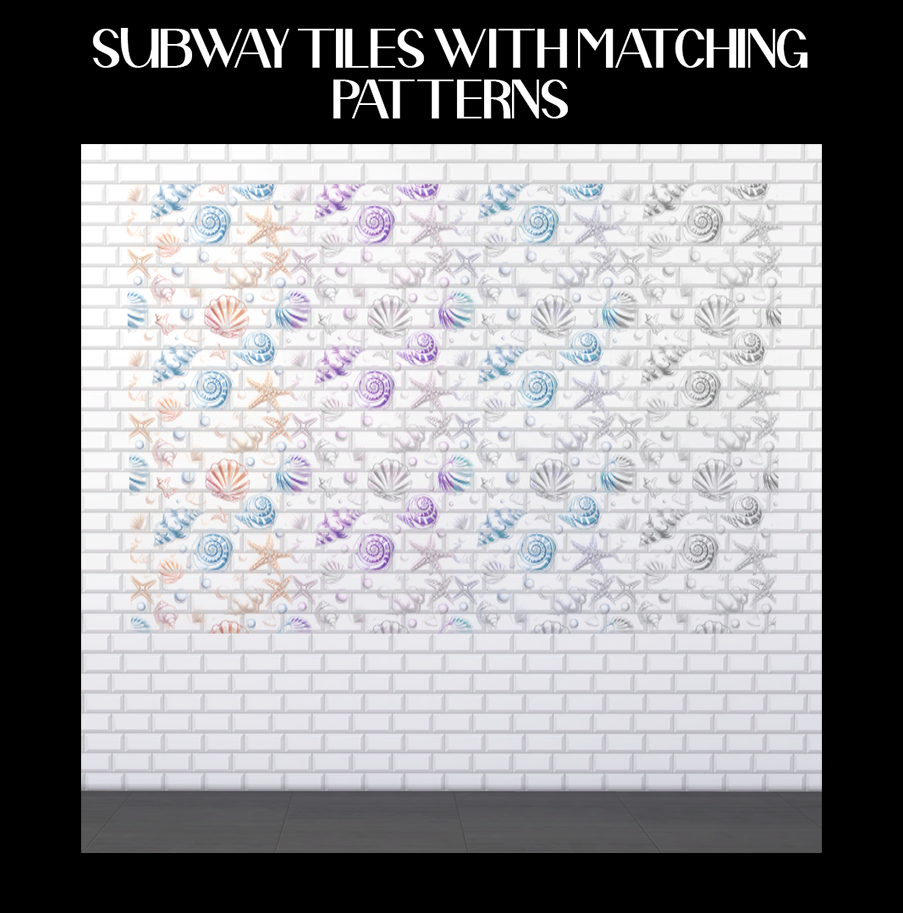 Subway Tiles with Matching Patterns - Gallery - The Sims 4 Build / Buy - CurseForge