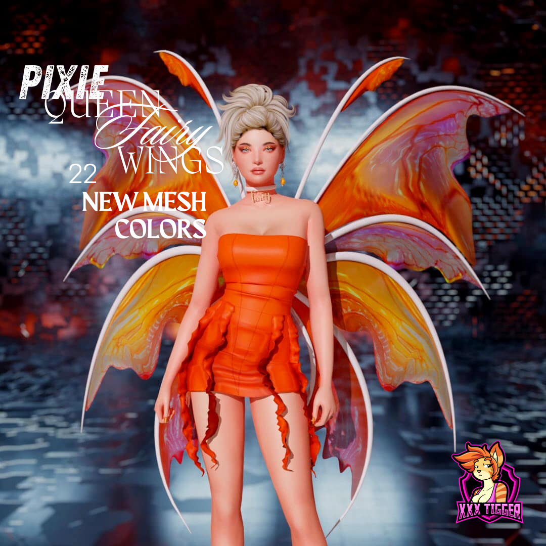 PIXIE QUEEN FAIRY WINGS - Gallery - The Sims 4 Create a Sim - CurseForge