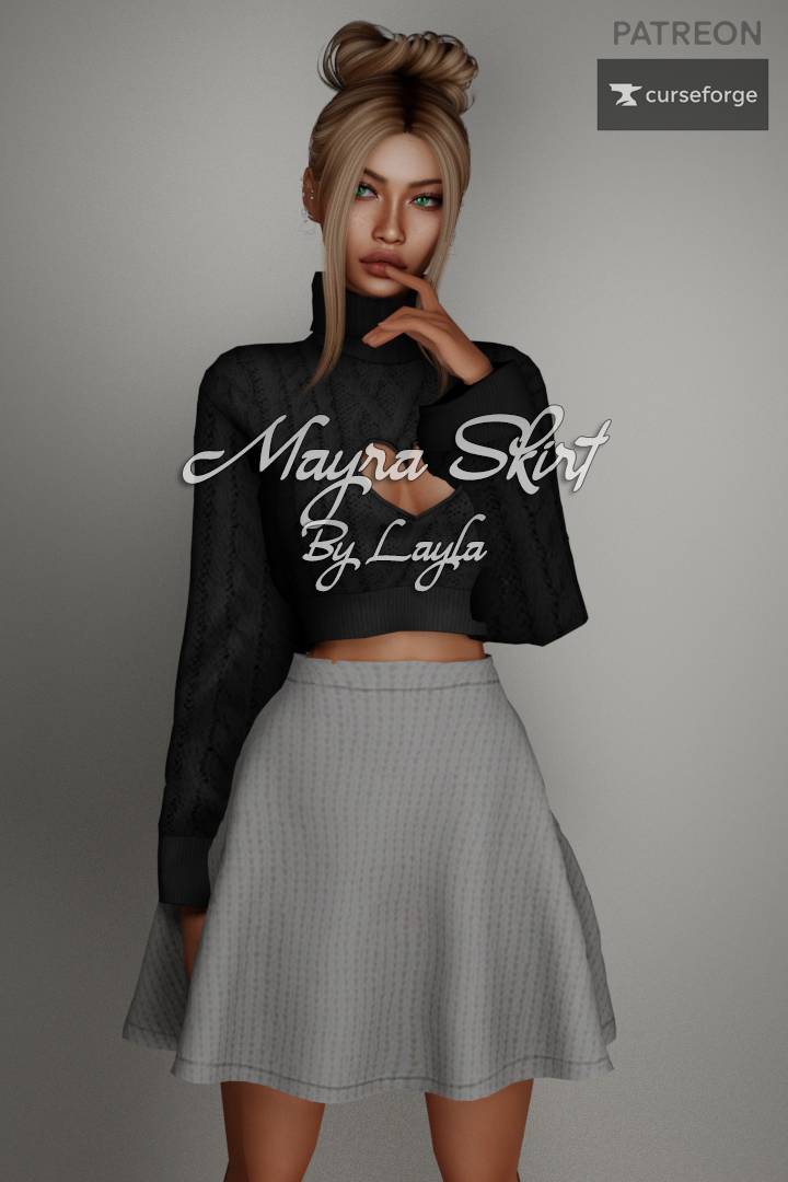 Layla - Mayra Skirt - Gallery - The Sims 4 Create a Sim - CurseForge