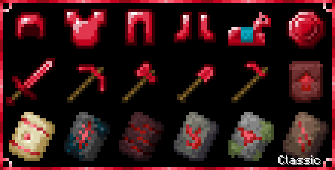Classic, Earth and Modern Rubies (Diamonds) - Minecraft Resource Packs ...