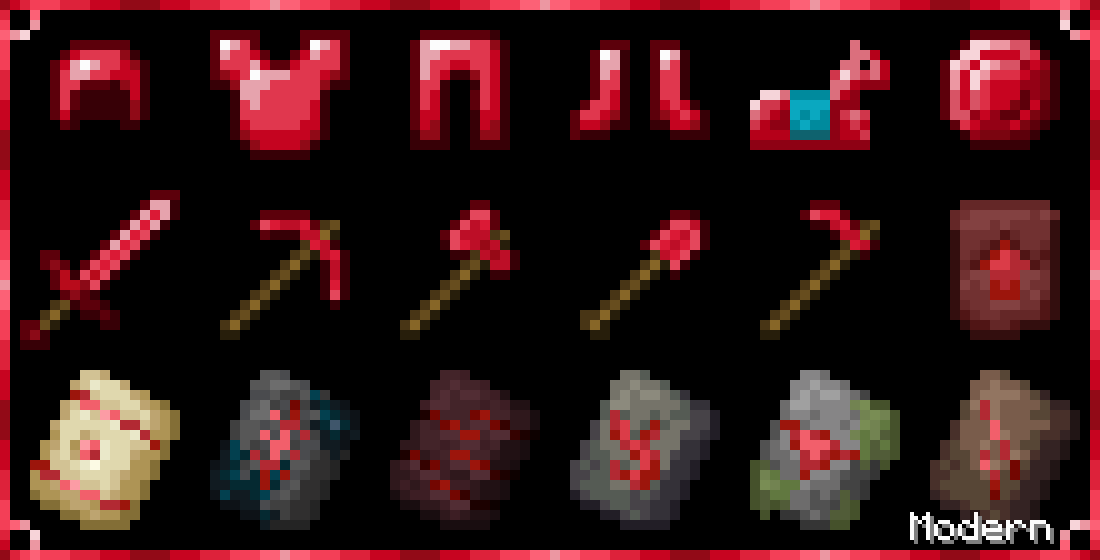 Classic, Earth and Modern Rubies (Diamonds) - Minecraft Resource Packs ...