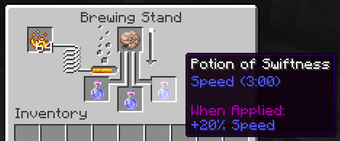 Minecraft Potion Of Swiftness