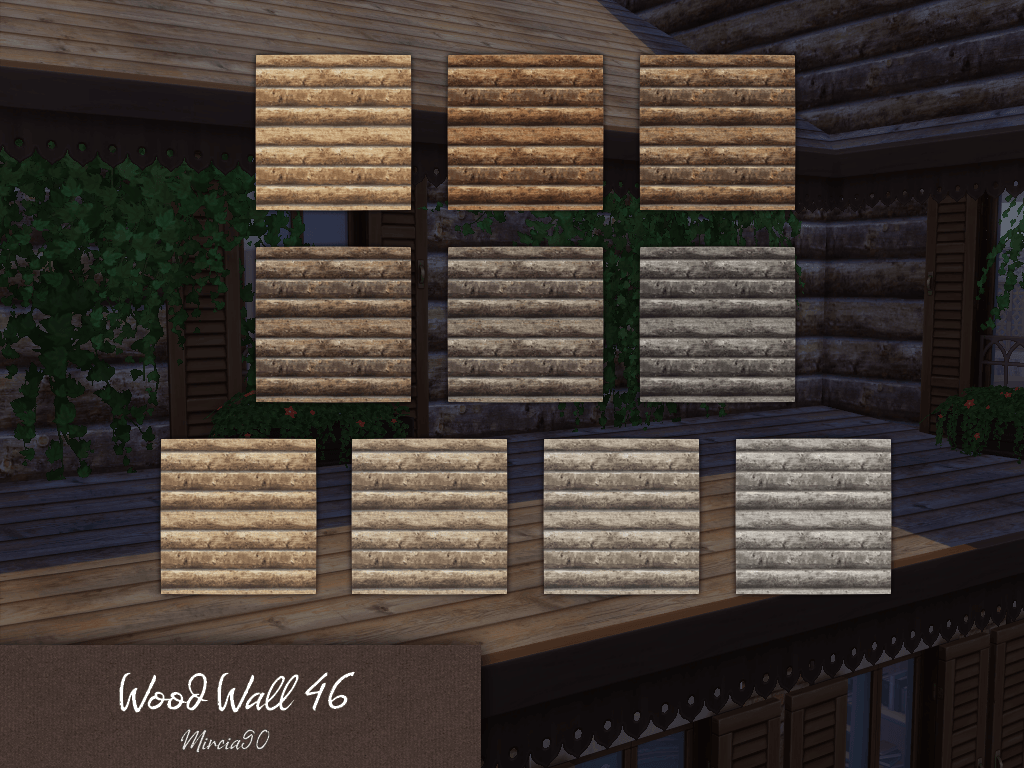 Wood Wall #46 - Gallery - The Sims 4 Build / Buy - CurseForge