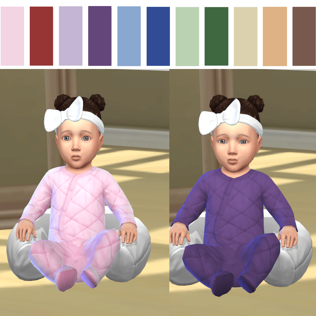 Infant Quilted Onesies - Gallery - The Sims 4 Create a Sim - CurseForge