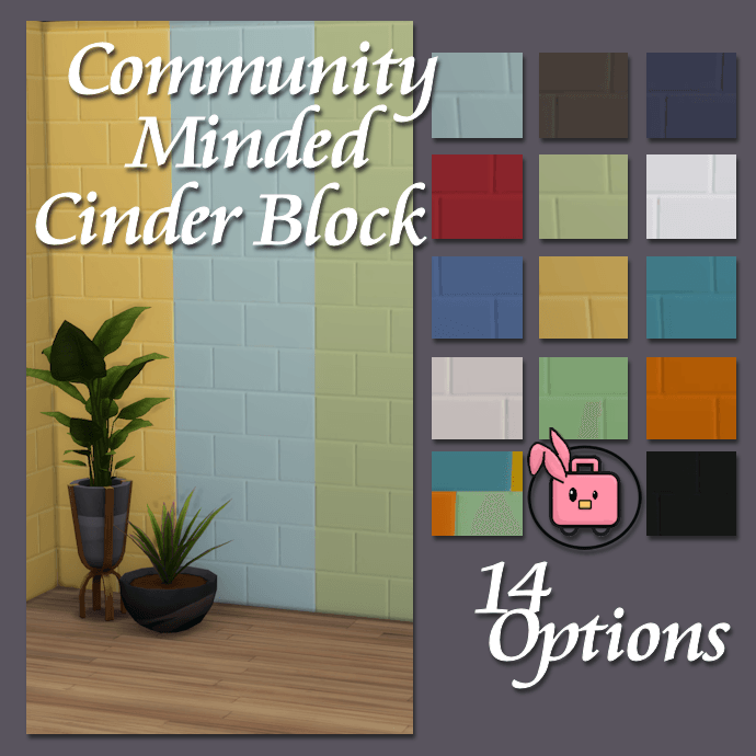 Community Minded Cinder Block - The Sims 4 Build / Buy - CurseForge