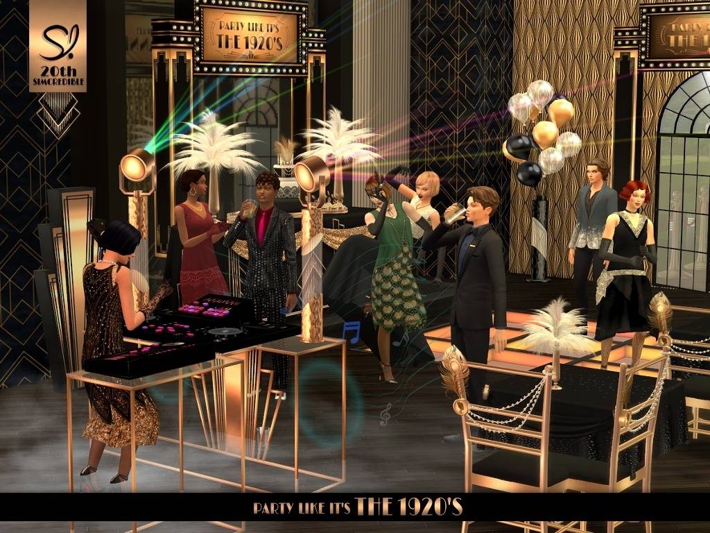 Venue - Party Like the 20s -Lot 🎉🥳 - Gallery - The Sims 4 Rooms / Lots ...