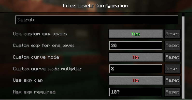 Fixed Levels - Minecraft Mods - CurseForge