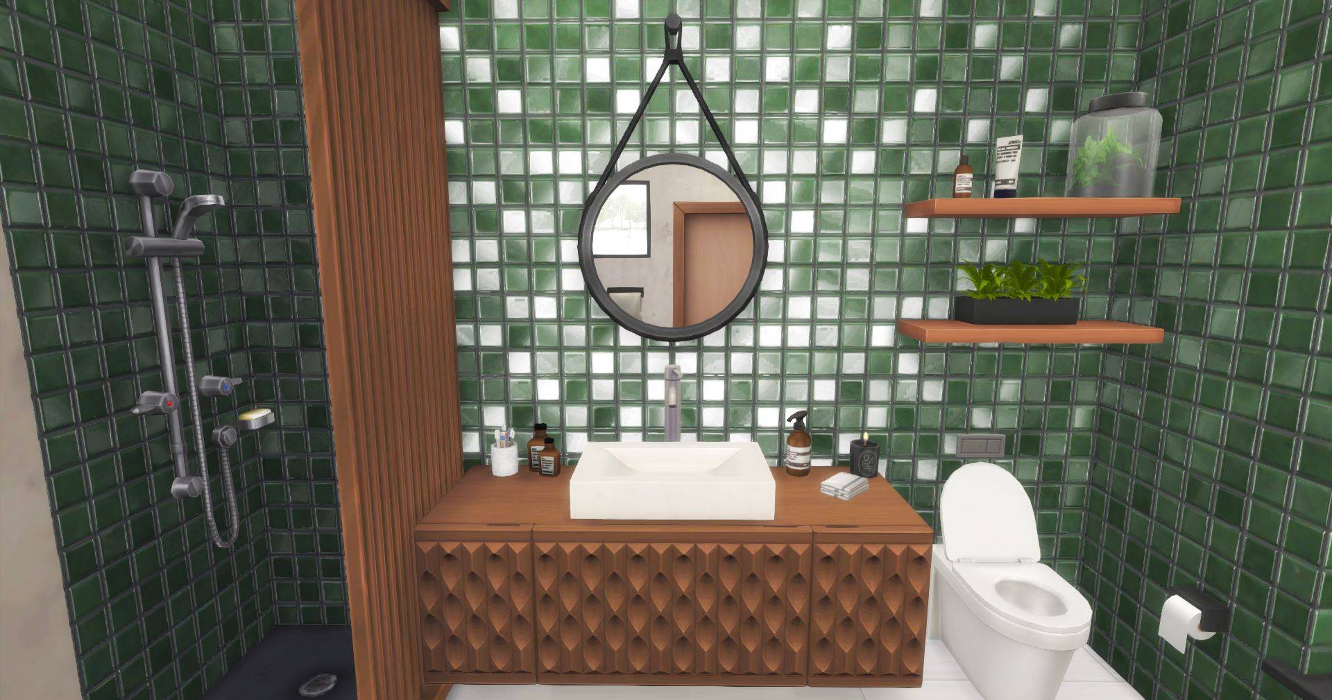 Green Earthy Bathroom - The Sims 4 Rooms / Lots - CurseForge