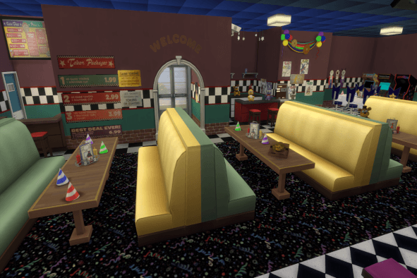 Freddy Fazbear's Pizza Place - FNaF - Gallery - The Sims 4 Rooms / Lots ...